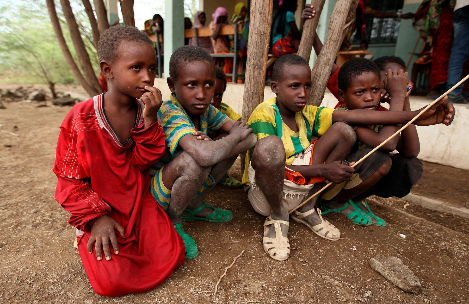Poor Ethiopian Children