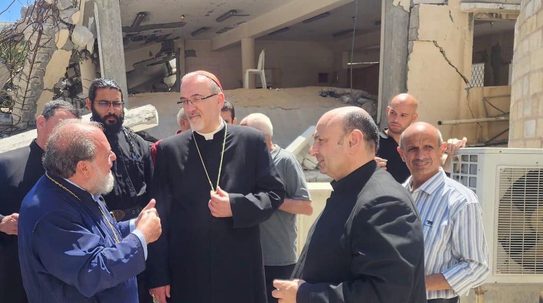 Cardinal Pizzaballa Visits Catholic Parish in Gaza | CNEWA